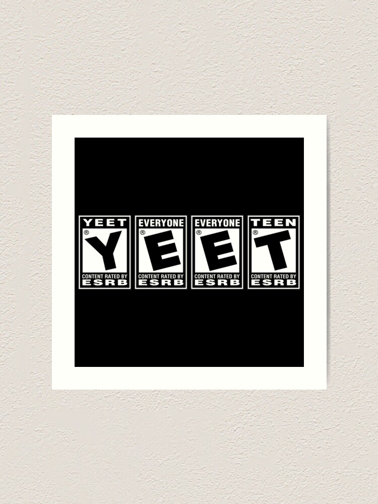 "YEET // Dank Meme Aesthetic" Art Print by DoomDude | Redbubble