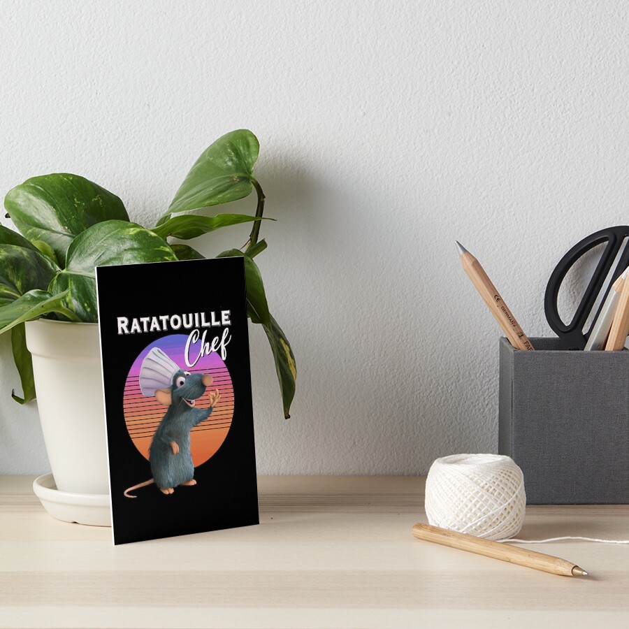 "Ratatouille Little Chef Remy" Art Board Print by TBFdesign | Redbubble
