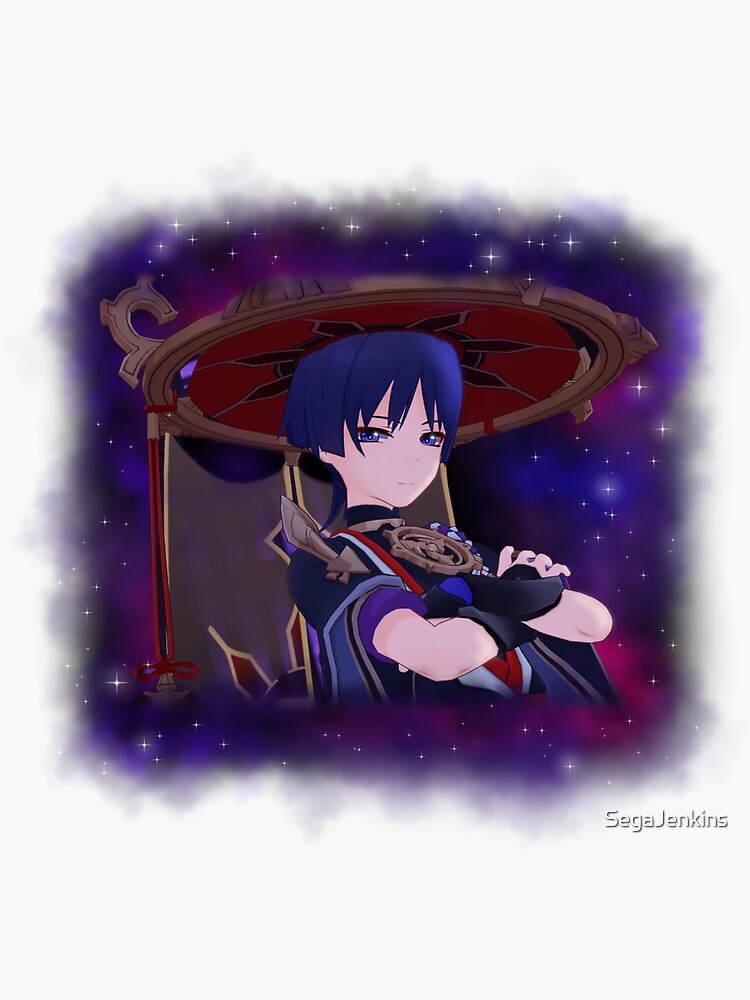 "Scaramouche is back!" Sticker for Sale by SegaJenkins | Redbubble