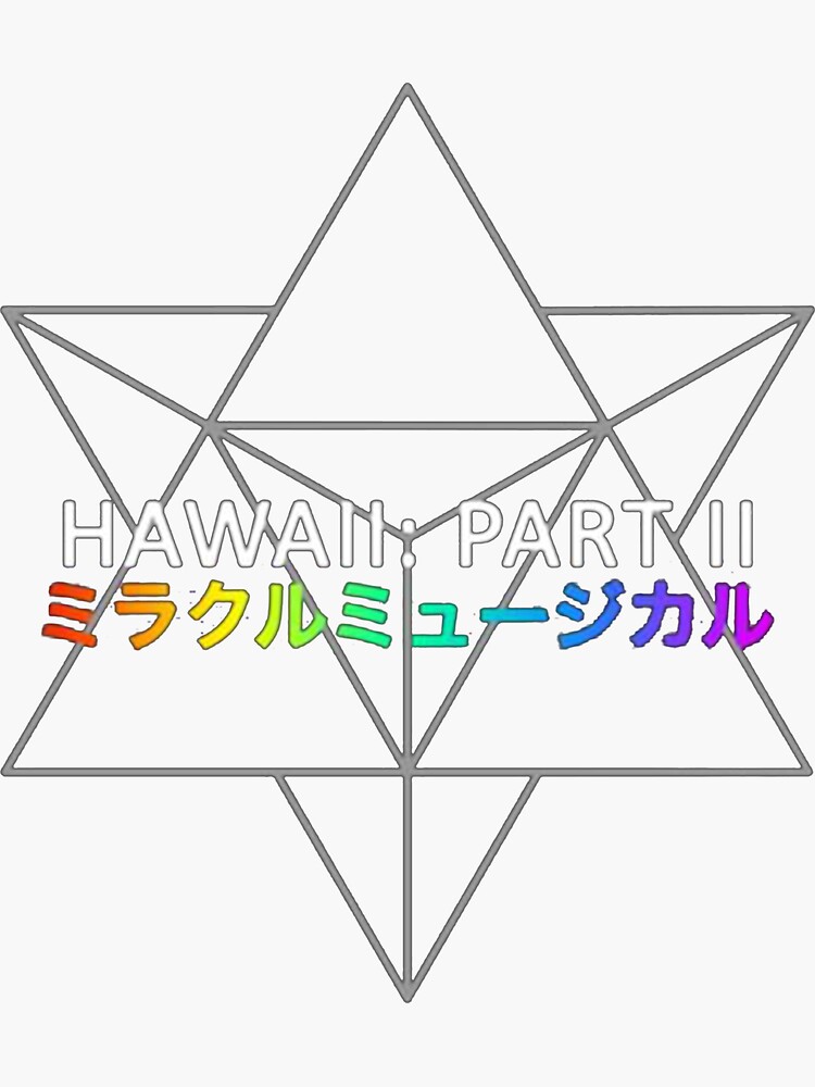 "Miracle Musical – Hawaii Part Ii" Sticker for Sale by trongnhieuhoa ...