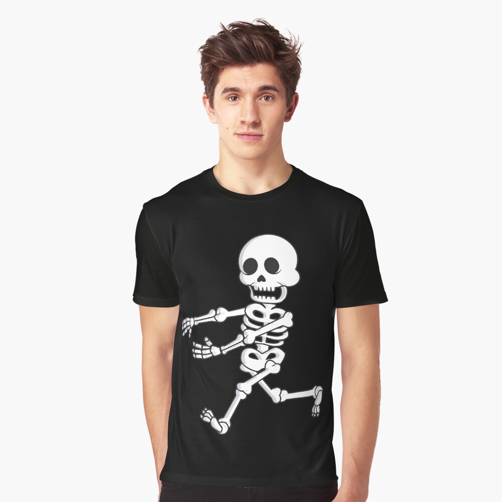 "Skeleton running away" Sticker for Sale by Zexten | Redbubble