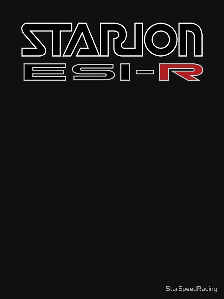 "Starion Logo 2" T-shirt for Sale by StarSpeedRacing | Redbubble ...