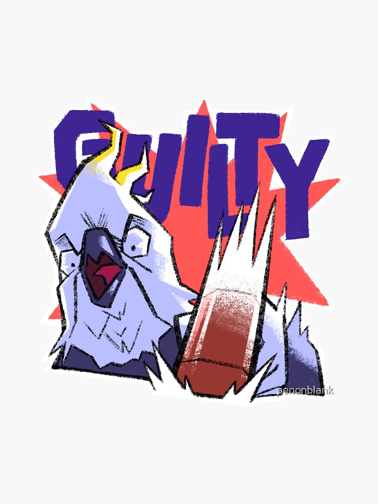 "Sticker Pack Judge - Guilty" Sticker for Sale by penonblank | Redbubble