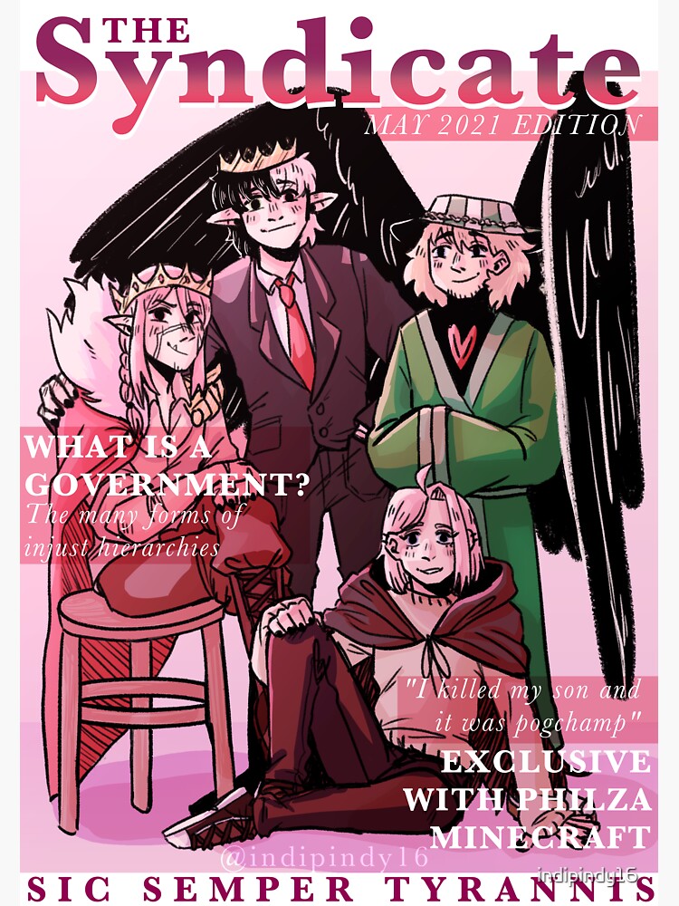 "syndicate magazine cover" Sticker for Sale by indipindy16 | Redbubble