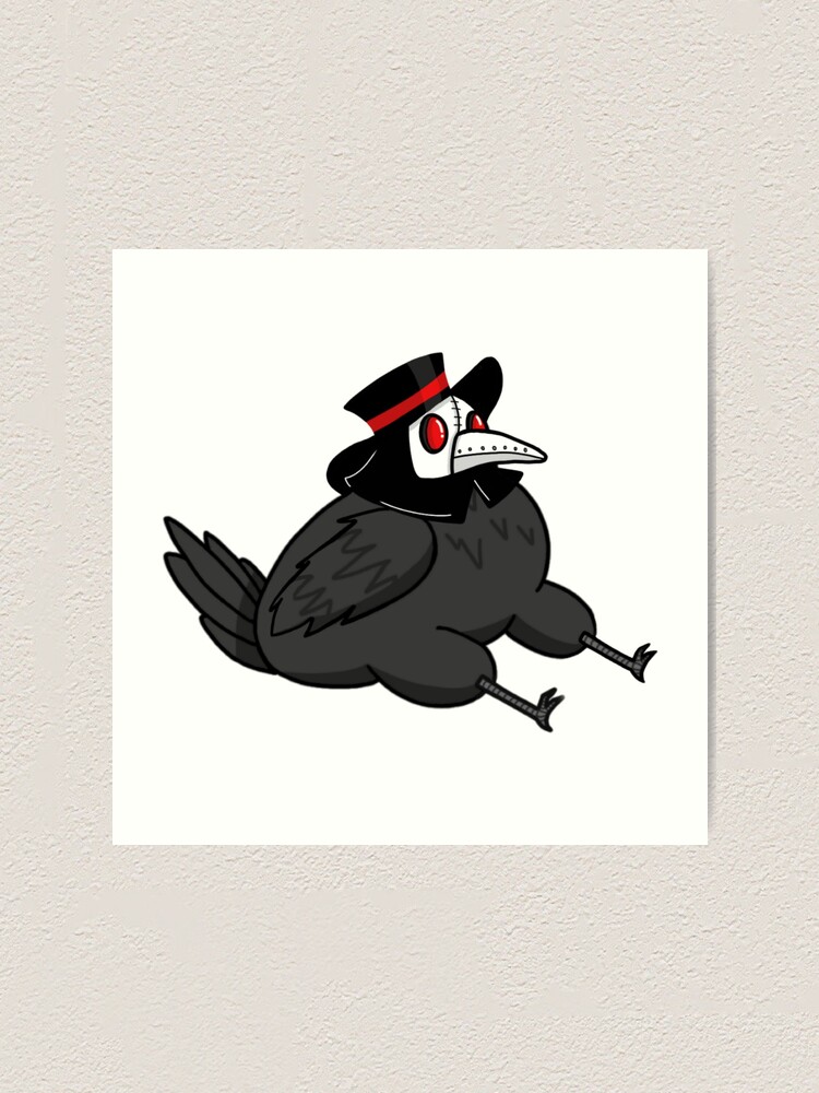 "Plague doctor crow" Art Print for Sale by PigeonLouis | Redbubble