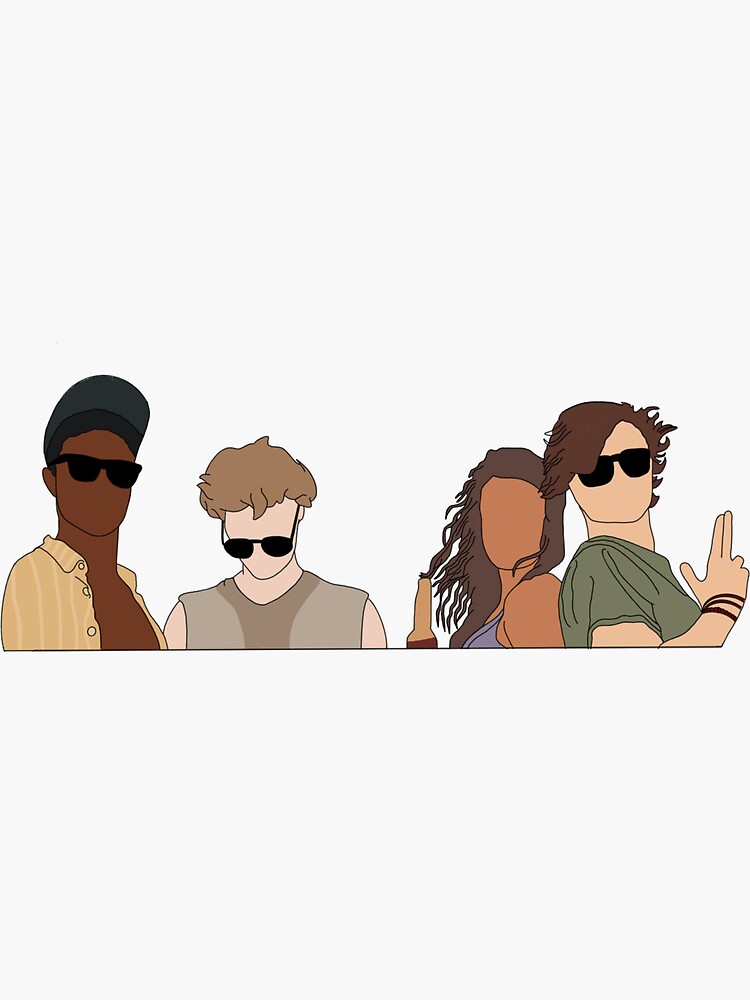 "Outer Banks P4L" Sticker for Sale by lu-digital-art | Redbubble