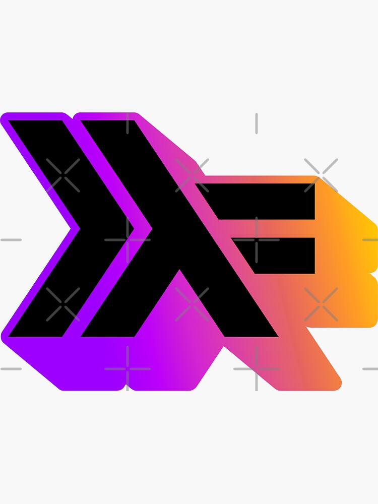 "Haskell Neon" Sticker for Sale by arctide | Redbubble