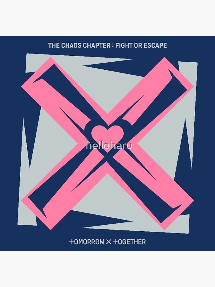 "TXT The Chaos Chapter: Fight or Escape Album Cover" Poster for Sale by ...