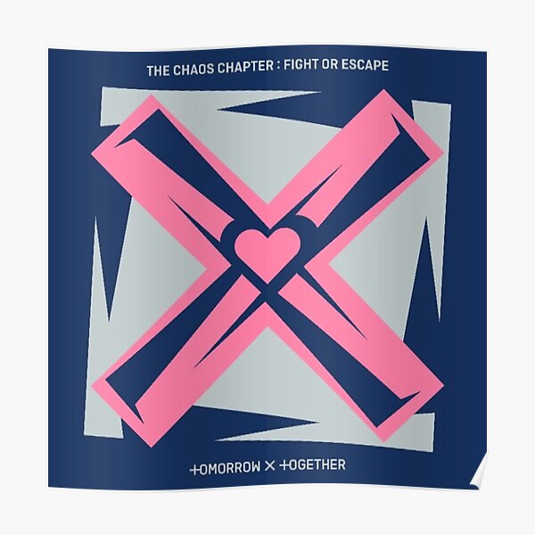 "TXT The Chaos Chapter: Fight or Escape Album Cover" Poster for Sale by ...