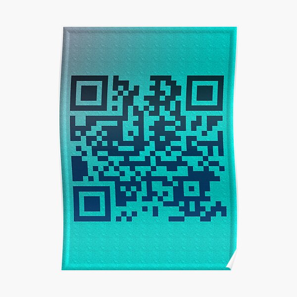 "Glitch2 Prank QR code -- Funny Revenge by classic mail" Poster for ...