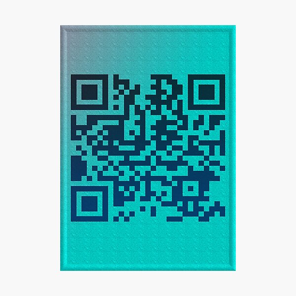 "Glitch2 Prank QR code -- Funny Revenge by classic mail" Photographic ...