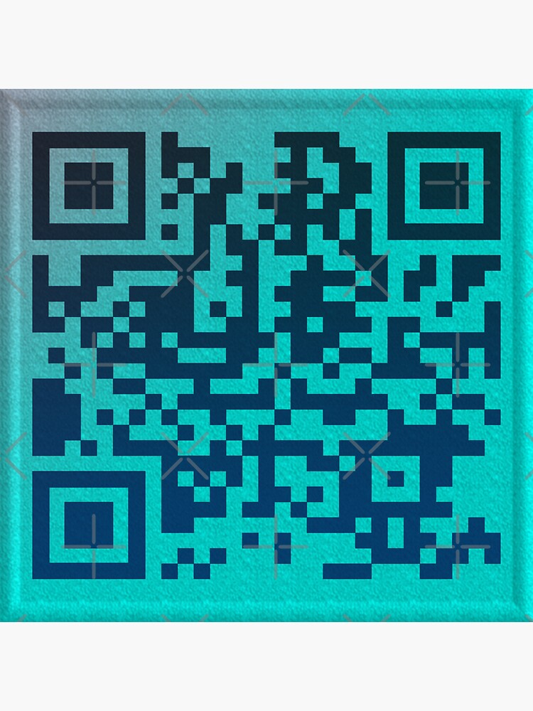 "Glitch2 Prank QR code -- Funny Revenge by classic mail" Sticker for ...