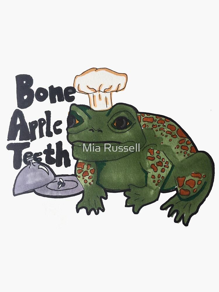 "Chef Toad" Sticker by miarussell21 | Redbubble