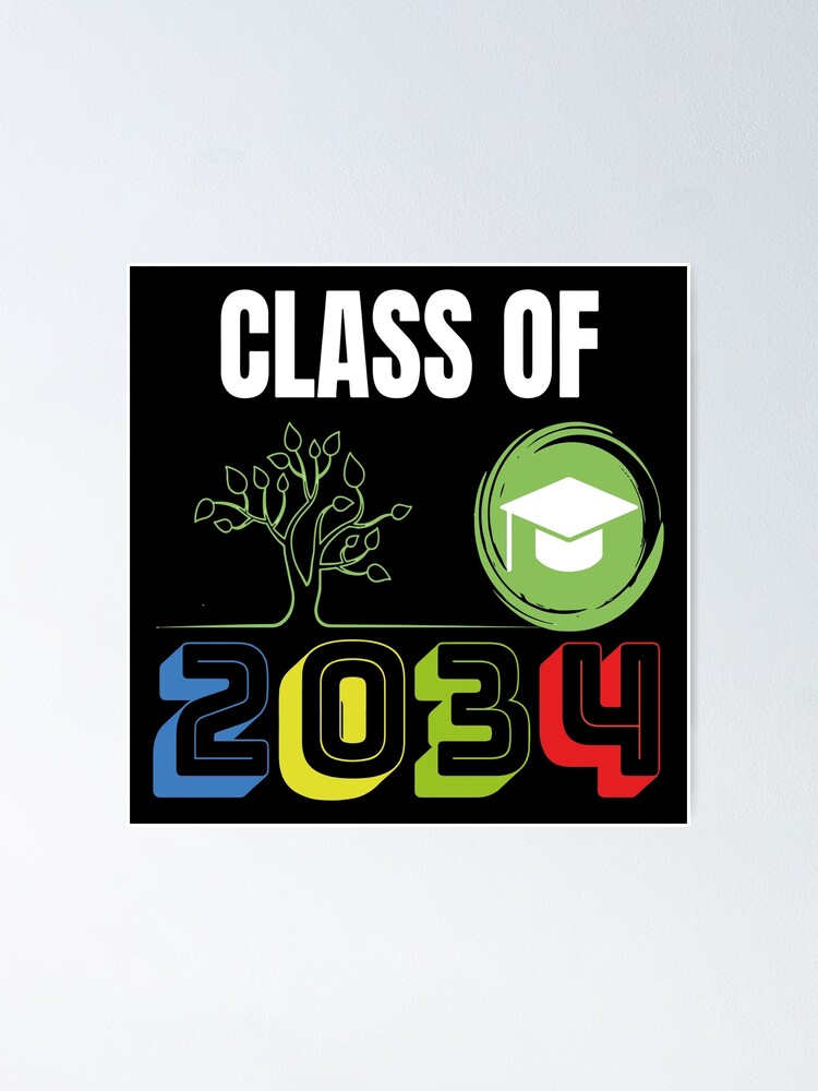 "Copia de Copia de Class of 2034, Graduating class of 2034" Poster by ...