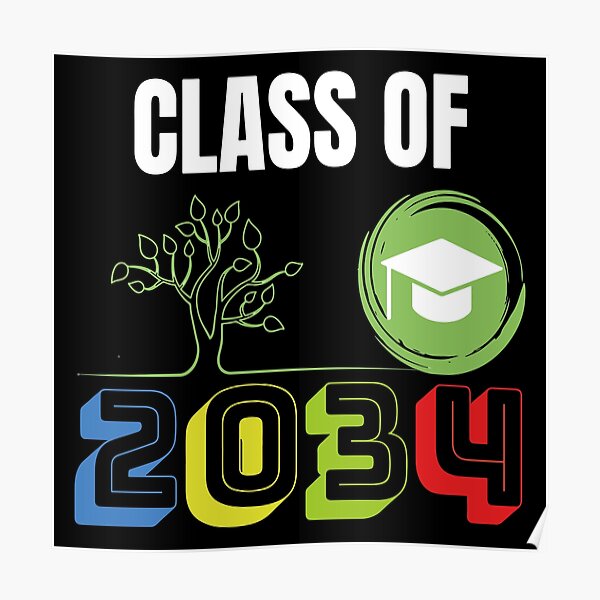 "Copia de Copia de Class of 2034, Graduating class of 2034" Poster by ...
