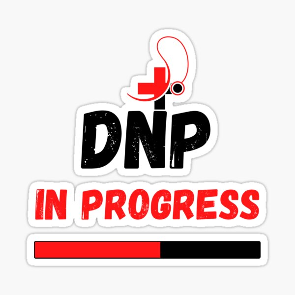 "DNP In Progress" Sticker for Sale by Superglory | Redbubble
