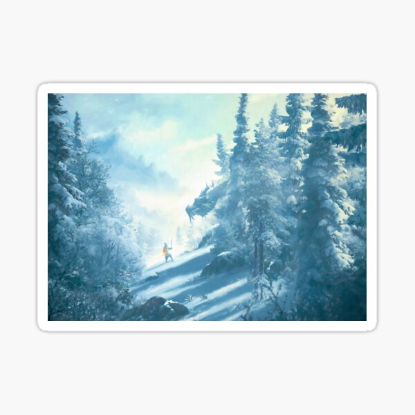 "Dragon Slayer" Sticker for Sale by Vera-Art | Redbubble