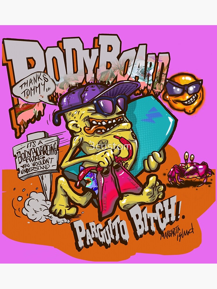 "bodyboard" Poster by 3custom | Redbubble