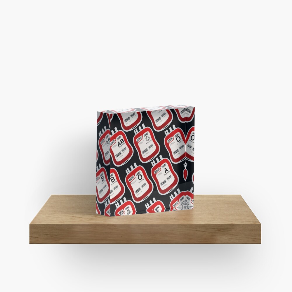 "Blood Bank RBC Pattern Black" Mouse Pad for Sale by Lindsey23art ...