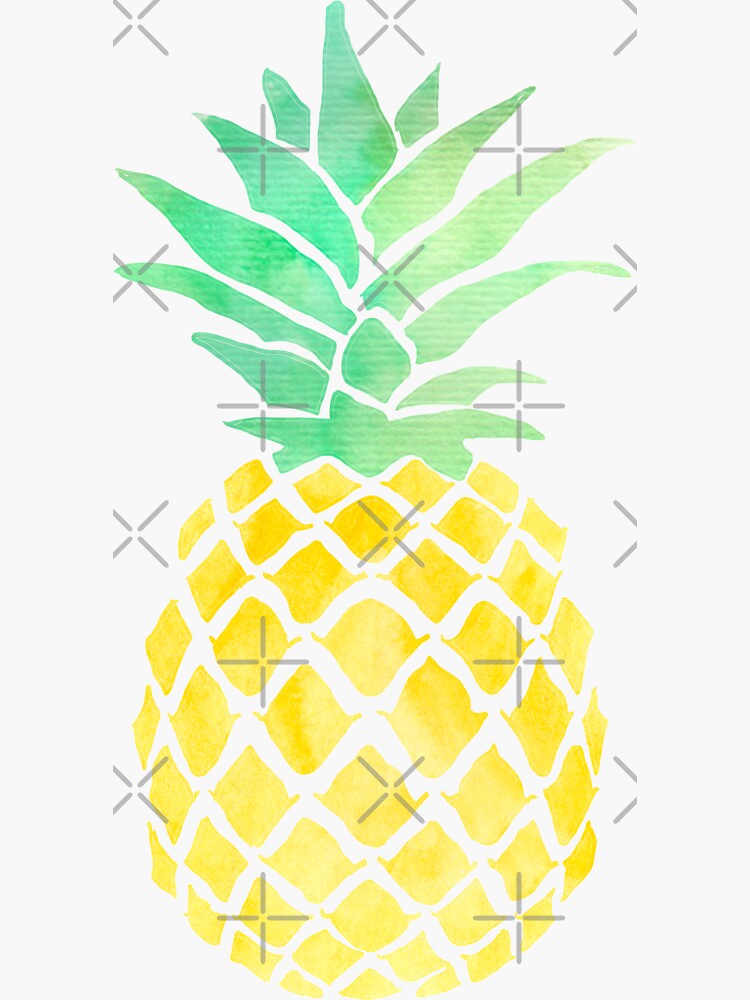 If You Were A Fruit Youd Be A Fineapple Sticker By Lolosenese