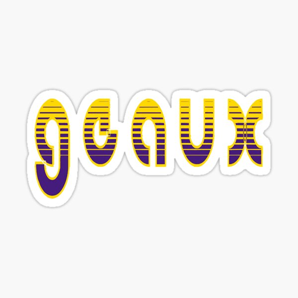 "Geaux 3.0 " Sticker for Sale by DarnickSaarang | Redbubble