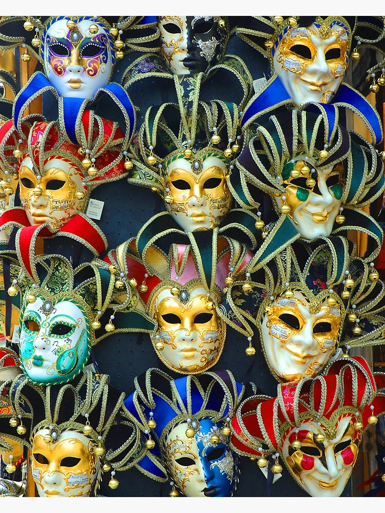 "Venetian Opera Masks" Sticker for Sale by GeorgeBuxbaum | Redbubble