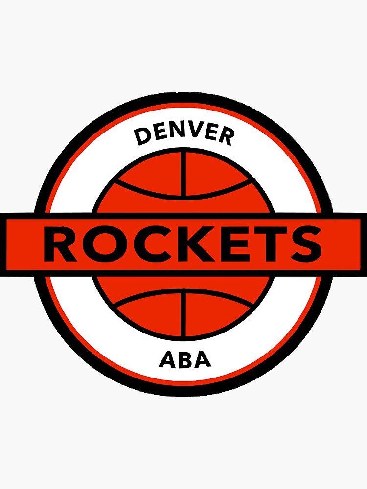 "DEFUNCT - DENVER ROCKETS " Sticker for Sale by Lascola | Redbubble