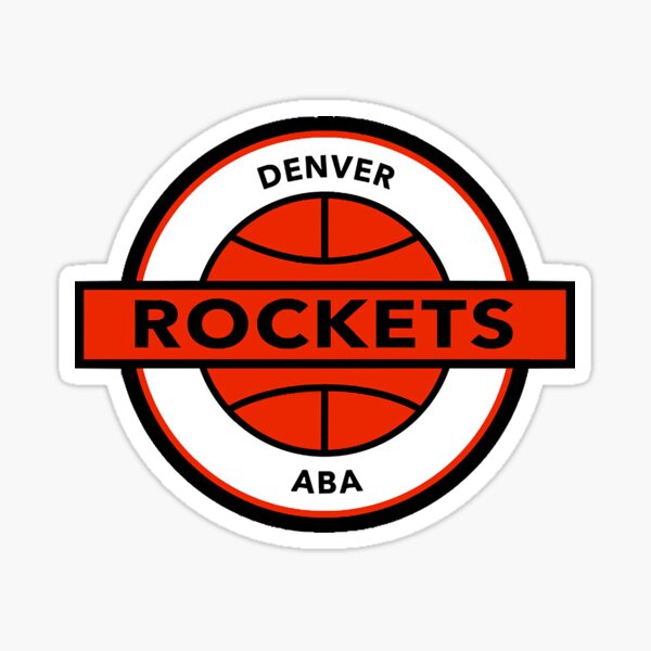 "DEFUNCT - DENVER ROCKETS " Sticker for Sale by Lascola | Redbubble