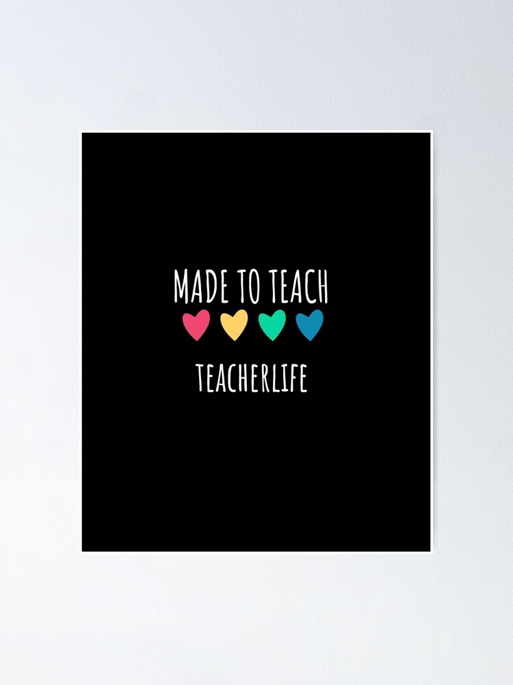 "I Promise To Teach" Poster by ArlacV | Redbubble