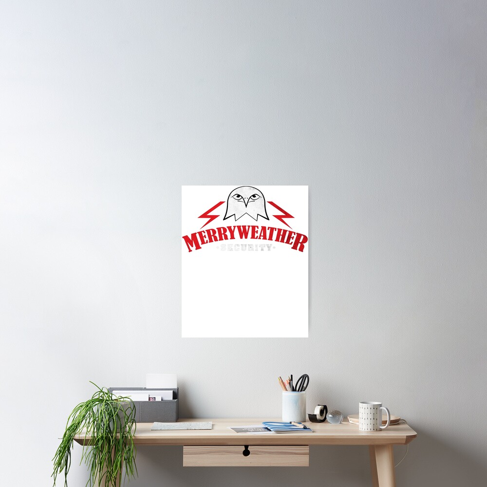 "Merryweather Security" Poster for Sale by shoshanalowma | Redbubble