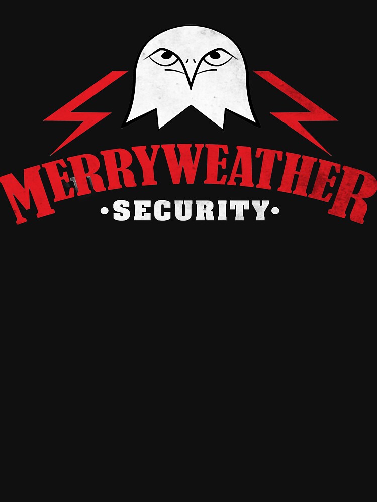 "Merryweather Security" T-shirt for Sale by shoshanalowma | Redbubble ...