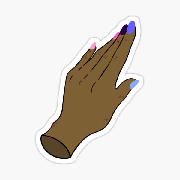 "Omni hand ver.4" Sticker for Sale by nighttimenap | Redbubble