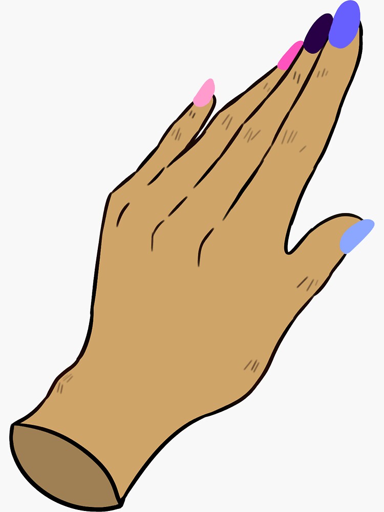 "Omni hand ver.6" Sticker for Sale by nighttimenap | Redbubble