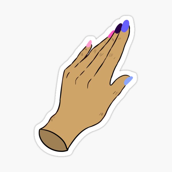 "Omni hand ver.6" Sticker for Sale by nighttimenap | Redbubble