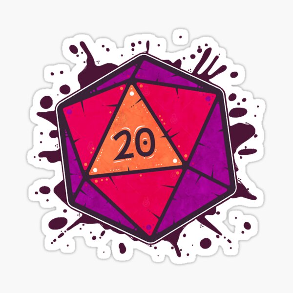 "Roll Initiative " Sticker for Sale by DarnickSaarang | Redbubble