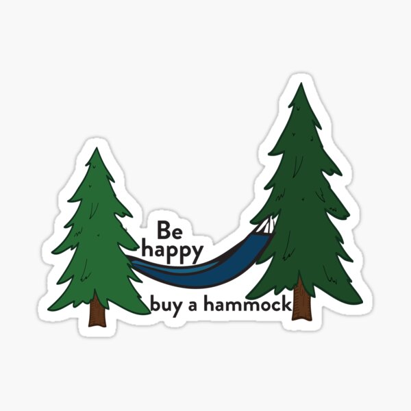 "Hammock life" Sticker for Sale by Ingrambeck | Redbubble