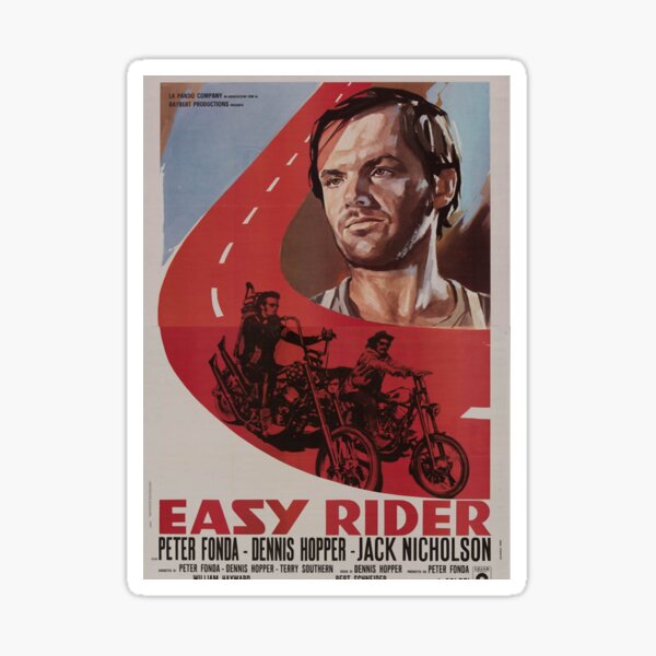 "Easy Rider (1969) Gifts Day" Sticker for Sale by HelloEasyRider ...