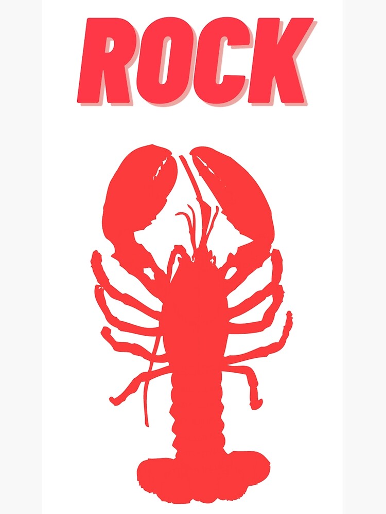 "rock lobster" Poster for Sale by peachcup | Redbubble