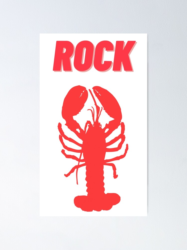 "rock lobster" Poster for Sale by peachcup | Redbubble