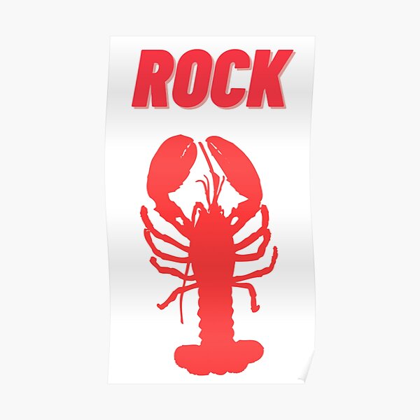 "rock lobster" Poster for Sale by peachcup | Redbubble
