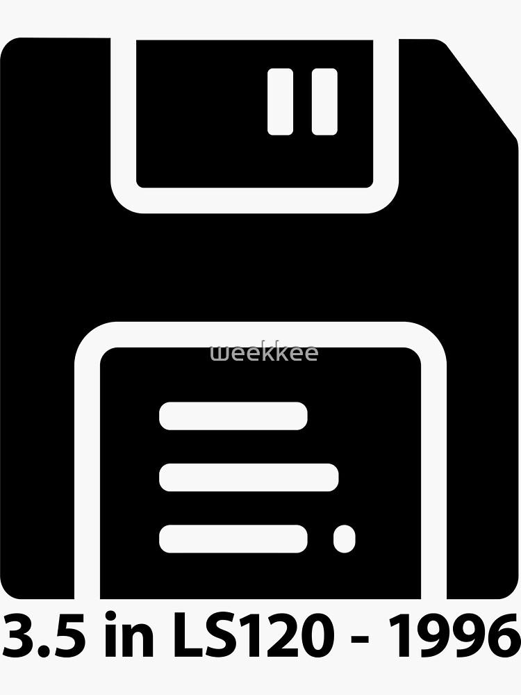 "retro floppy disk" Sticker for Sale by weekkee | Redbubble