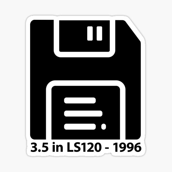 "retro floppy disk" Sticker for Sale by weekkee | Redbubble