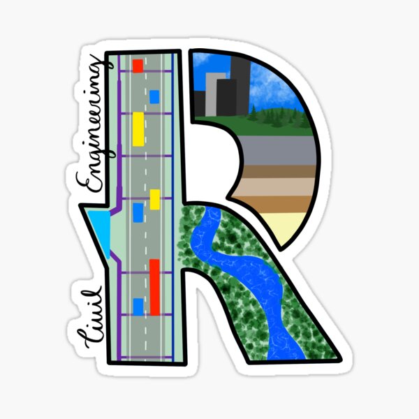 "Rose-Hulman (RHIT) Civil Engineering" Sticker for Sale by Kathryn ...