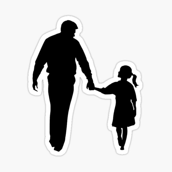"father and daughter relationship " Sticker for Sale by Tshirtstory ...