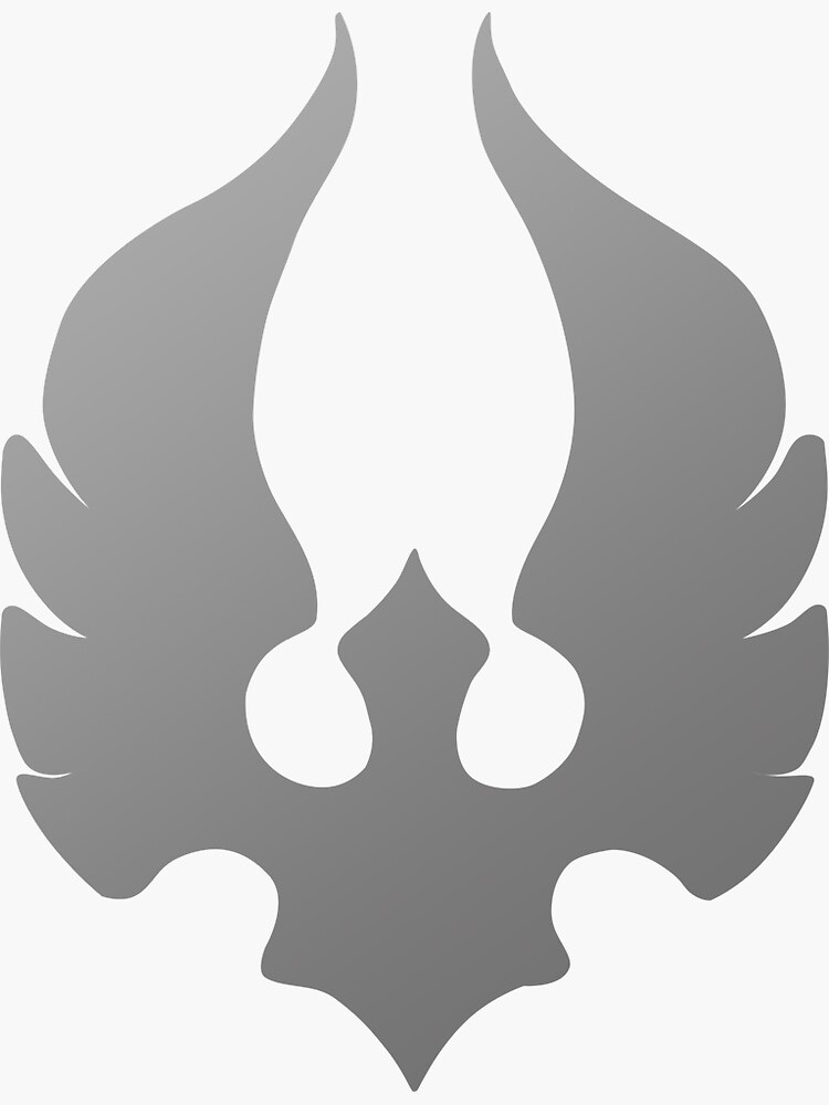 "Silver Covenant Heraldry" Sticker for Sale by cactusdruid | Redbubble