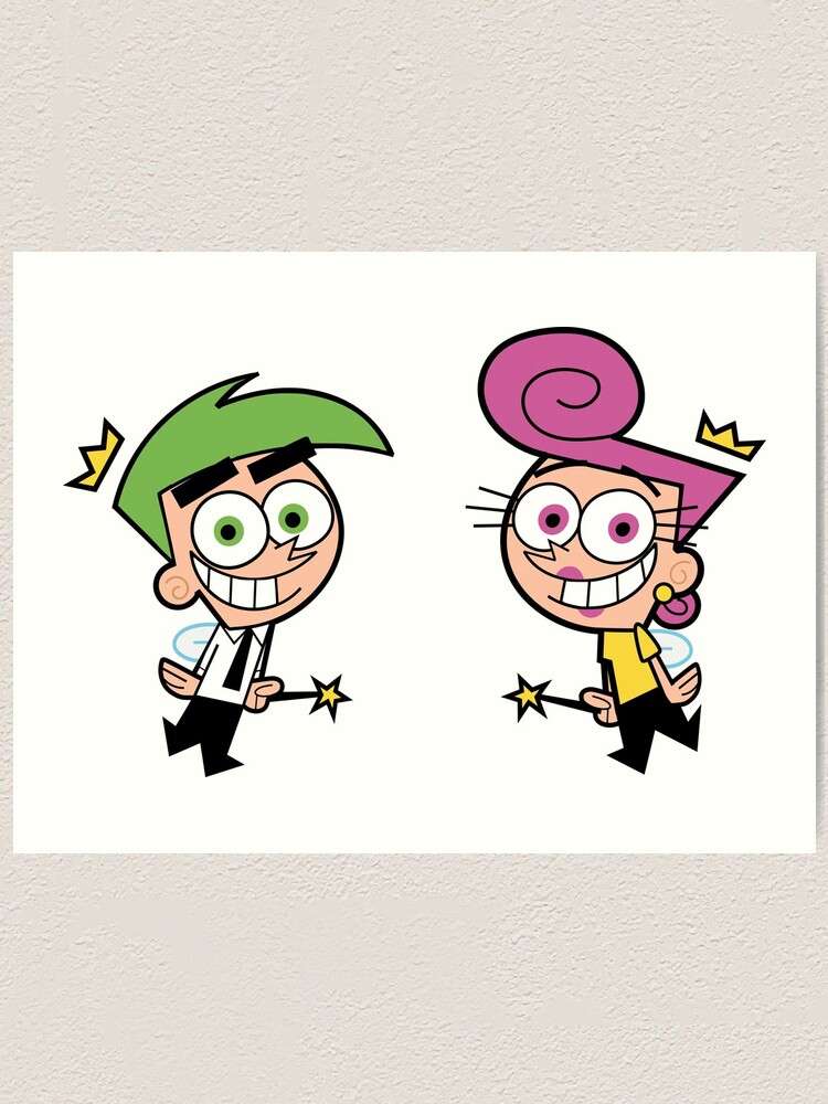 "Cosmo and Wanda" Art Print for Sale by haleighs18 | Redbubble