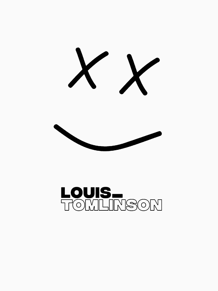 "Louis Tomlinson Smiley Face" T-shirt for Sale by alanclar1 | Redbubble ...