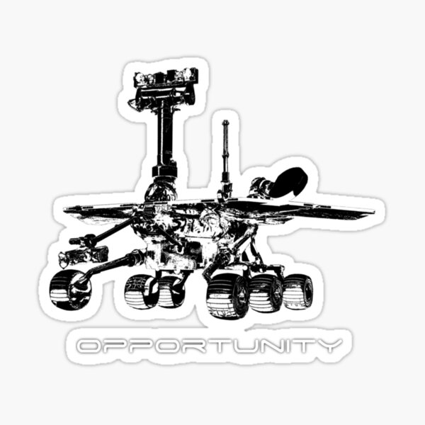 "NASA Opportunity Mars Rover" Sticker for Sale by JadenaWellingto ...