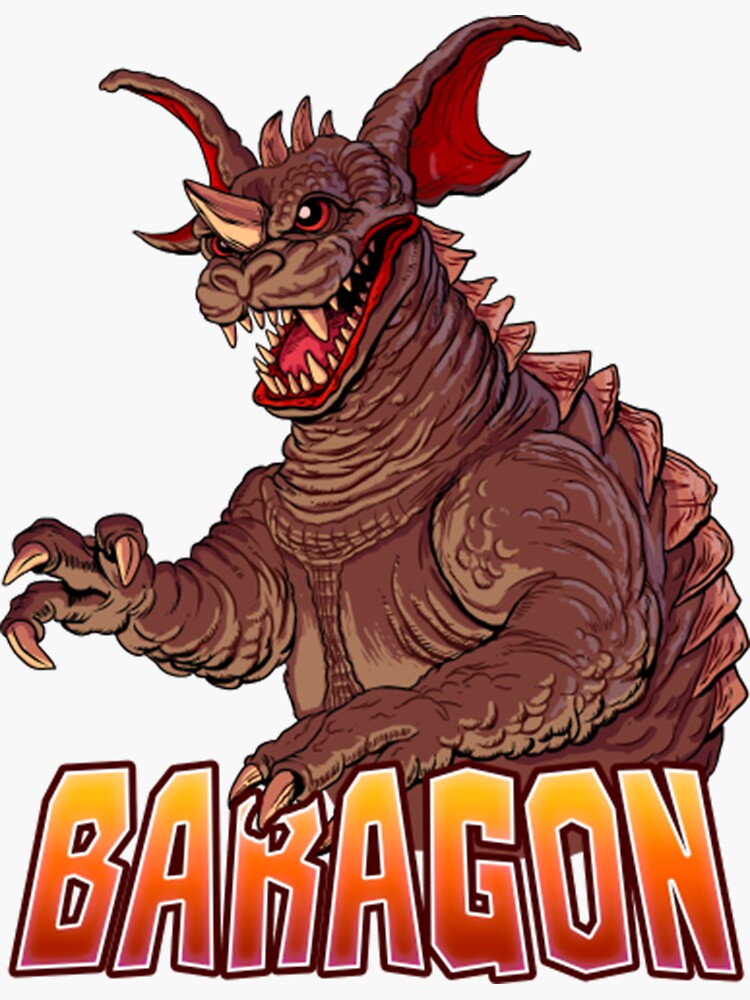 "Baragon " Sticker for Sale by Michaelsmith532 | Redbubble