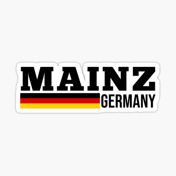"Mainz Germany Flag" Sticker for Sale by GypsyBuddy | Redbubble